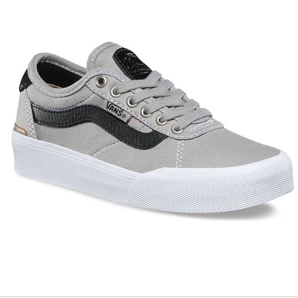 Vans | Shoes | Vans China Pro 2 Drizzle Gray Canvas Sneaker Shoes ...
